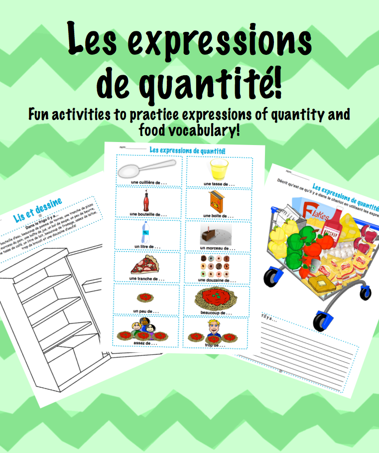My Curious Classroom: Les expressions de quantité!