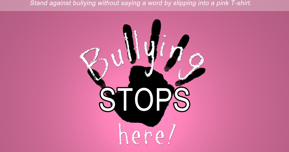 PINK SHIRT DAY - BULLYING STOPS HERE! ~ ! *PurpleMoon Creations*