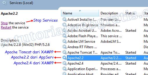 Cara install Appserv Xampp Wampp dalam satu komputer