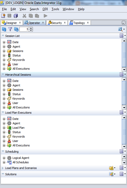 ODI Wiki: What are the Oracle Data Integrator GUI components ODI Wiki: What are the Oracle Data Integrator GUI components