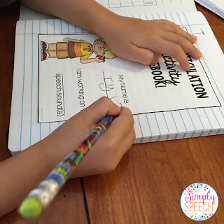 How I Use Articulation Activity Notebooks! | Simply Speech