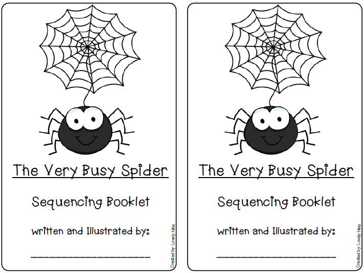 The Very Busy Spider worksheets