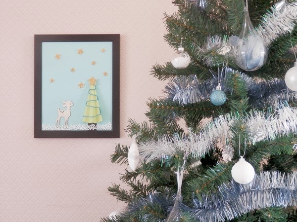 Le tableau de Noël - Caro Dels - Blog DIY et loisirs créatifs