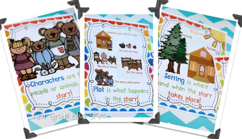 Goldilocks and the Three Bears Math and Literacy {Sub Tub} : Blue Skies ...