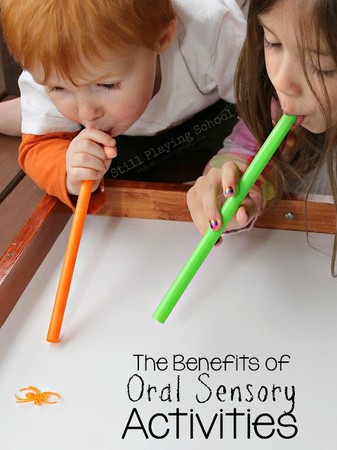 Spider Races and the Benefits of Oral Sensory Activities | Still ...