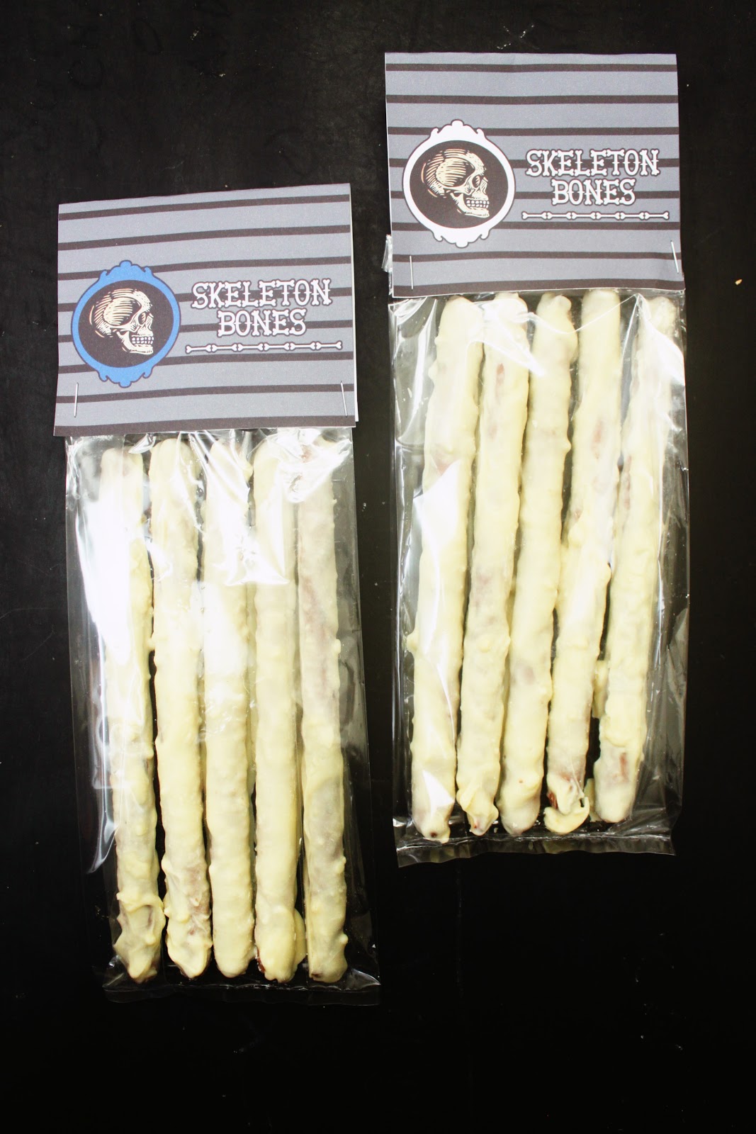 EAT+SLEEP+MAKE: CRAFT: Skeleton Bones Treat Bags (free printable)