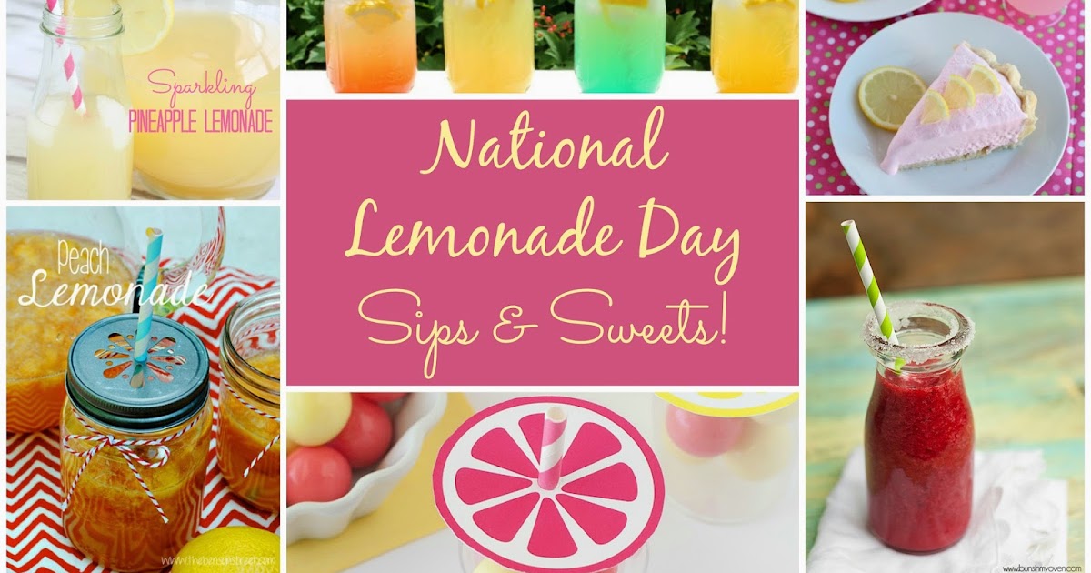 Chatting Over Chocolate: National Lemonade Day Sips & Sweets!