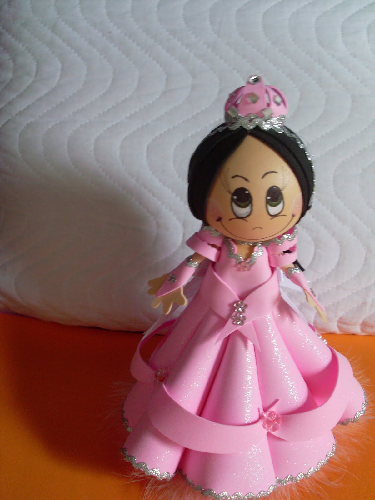 Molde fofucha princesa - Imagui