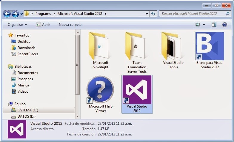 Primer Proyecto en Visual C#