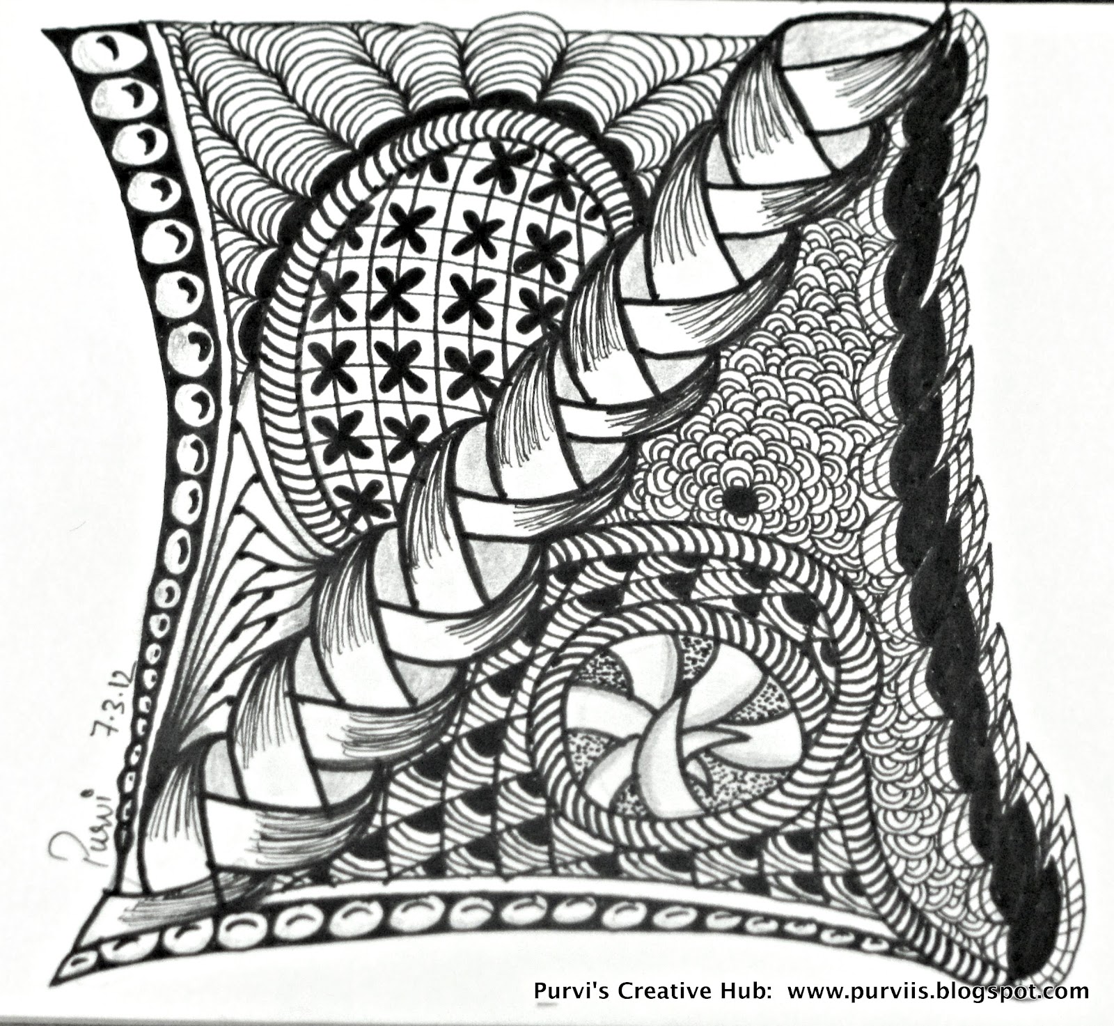 Purvi's Creative Hub: Doodle Art Purvi's Creative Hub: Doodle Art