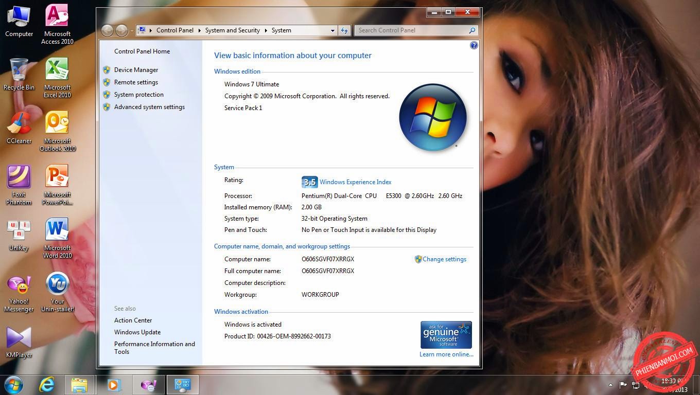 ThuThuatMayTinh: Download Ghost win 7 Ultimate 32bit Full soft đa cấu hình bản chuẩn