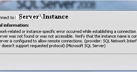 SQL Server Expert: Cannot Connect to SQL Server or Instance