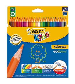 Darmowe kredki BIC Kids Evolution 24