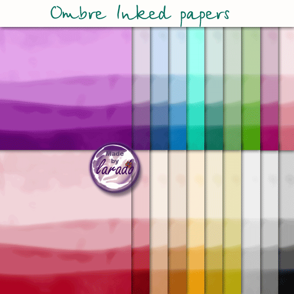 Colorful Z_orca: Ombre Papers