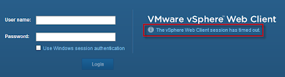 Configuring New vSphere Web Client Session Timeout