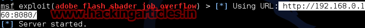 Exploit Remote PC using Adobe Flash Player ShaderJob Buffer Overflow ... Exploit Remote PC using Adobe Flash Player ShaderJob Buffer Overflow ...