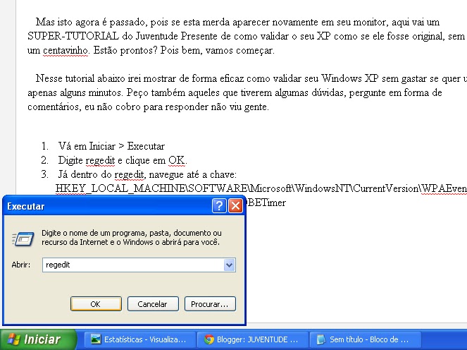Aprenda a validar seu Windows XP como original sem pagar nada | Blog do Luiz Antonio Silva 3