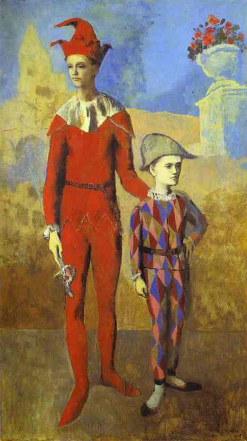 Architecture and Picasso: picasso--Acrobat and Young Harlequin. 1905 Architecture and Picasso: picasso--Acrobat and Young Harlequin. 1905