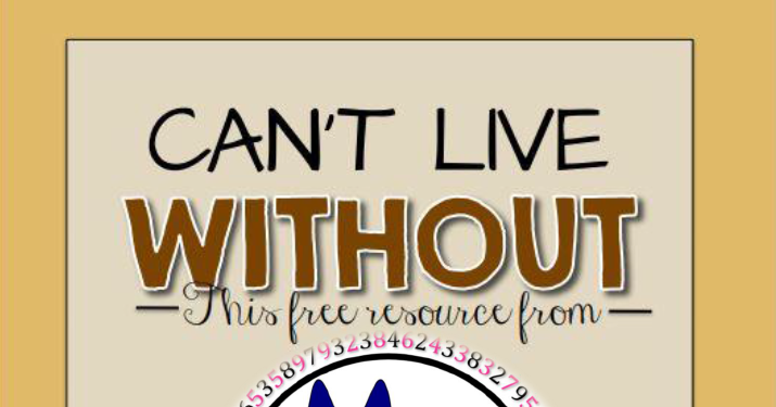 The Best of Teacher Entrepreneurs II: FREE MATH LESSON - "Can't Live ...