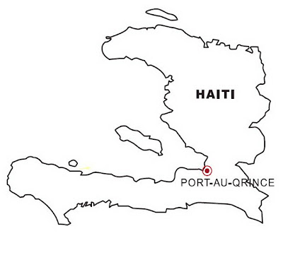 Coloring map of Haiti | COLOR AREA