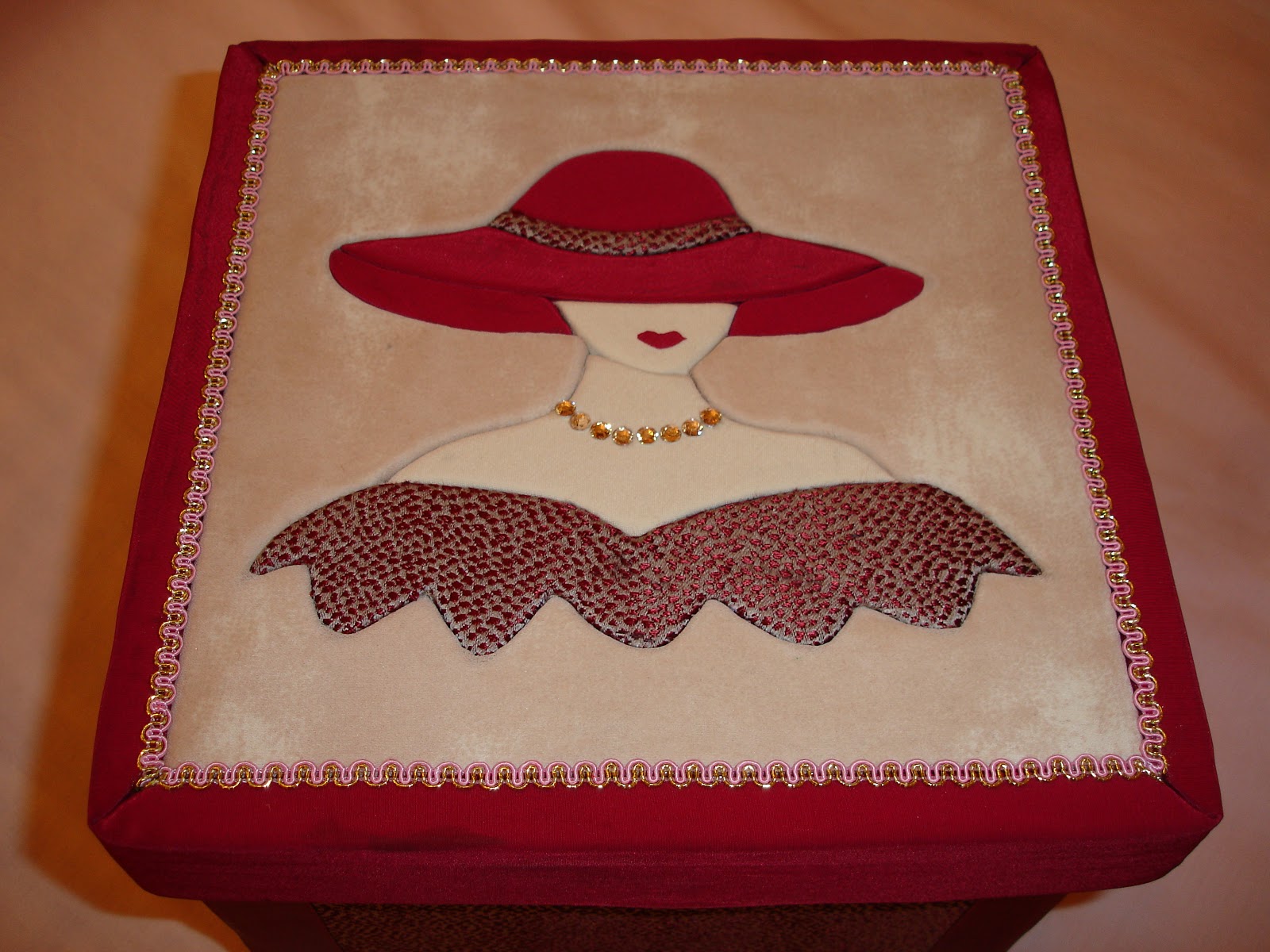 Patchwork sin aguja cajas - Imagui