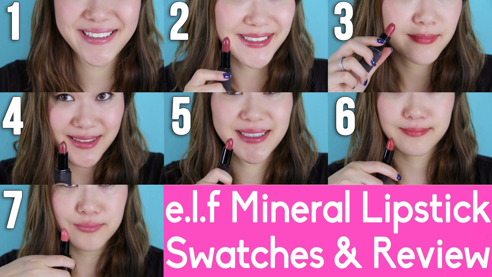 DecorateYou: e.l.f Mineral Lipstick Swatches & Review