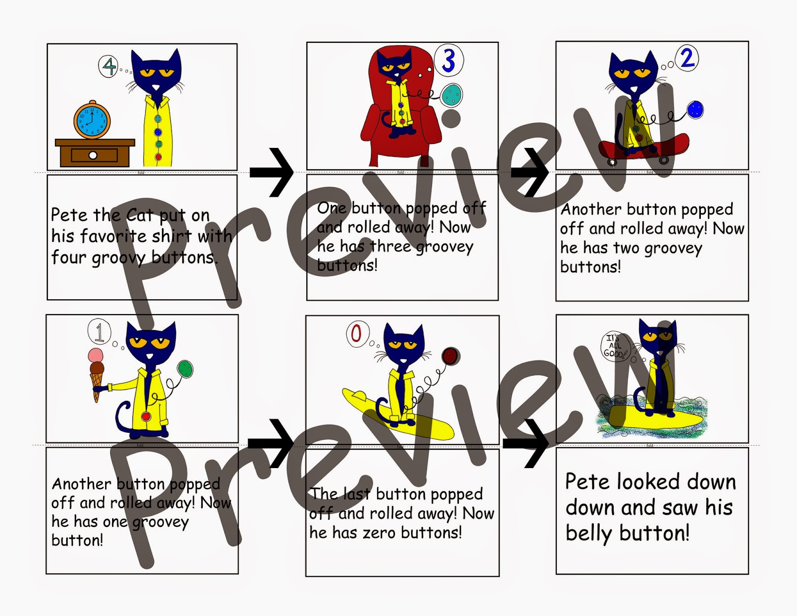 The Teaching Gal: Pete the Cat and his four groovy buttons