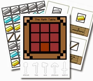 KidLearn: Multiplication Tables Game inspired by Minecraft