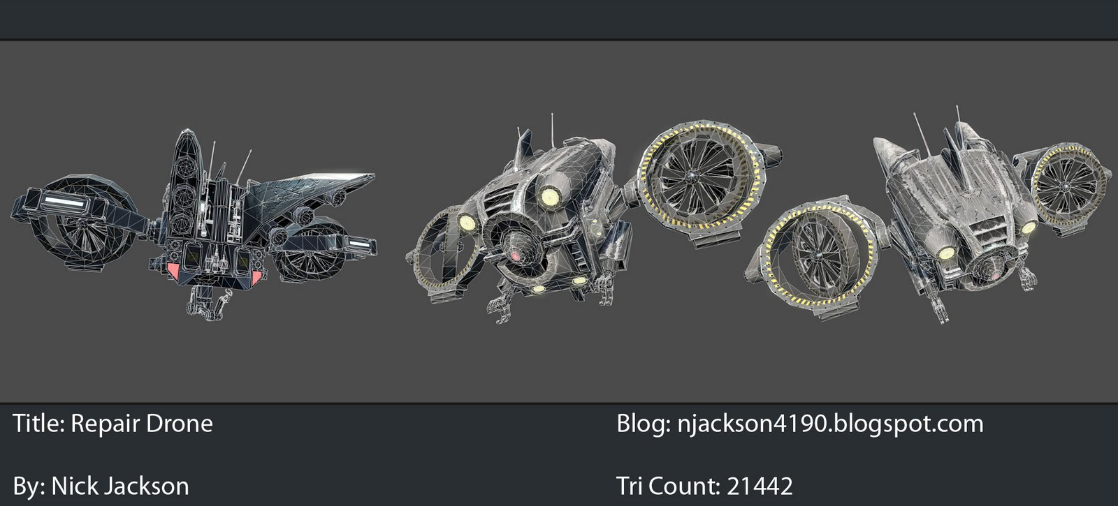 Flying Drones — polycount
