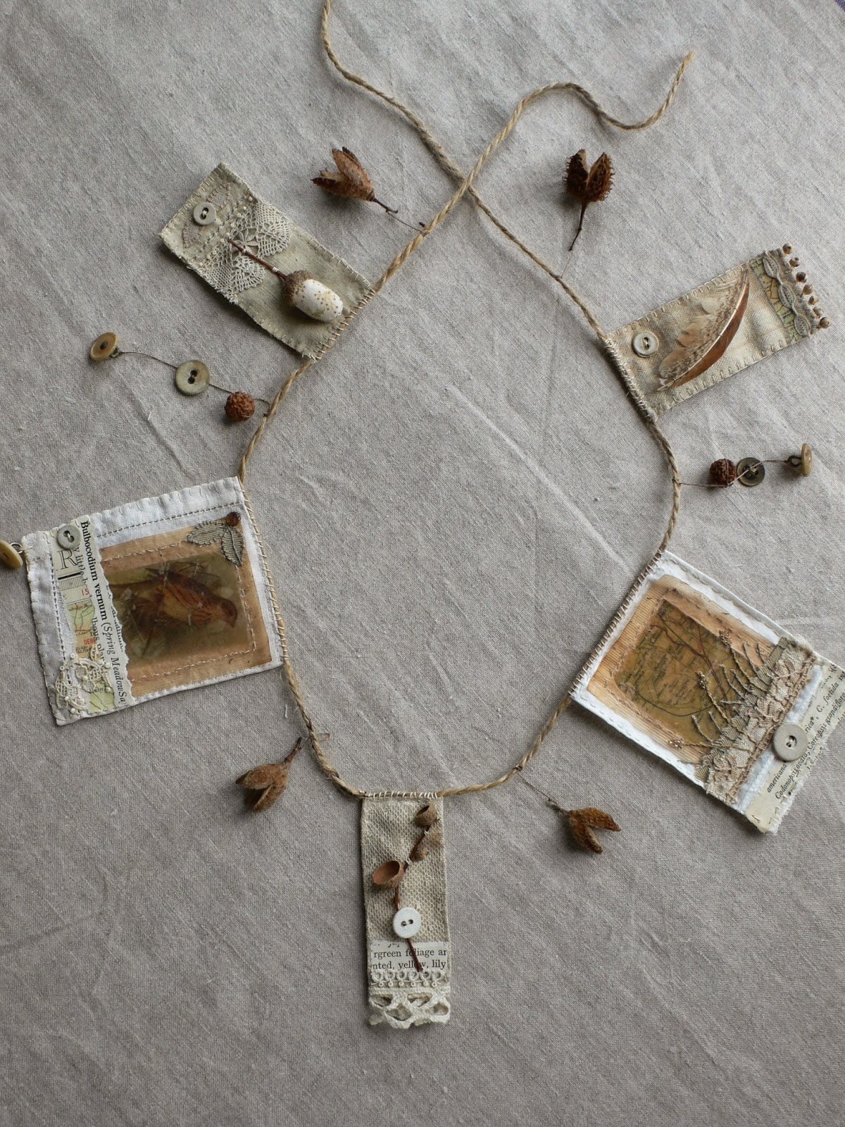 gentlework: 'nature bunting' and a little bit about me...