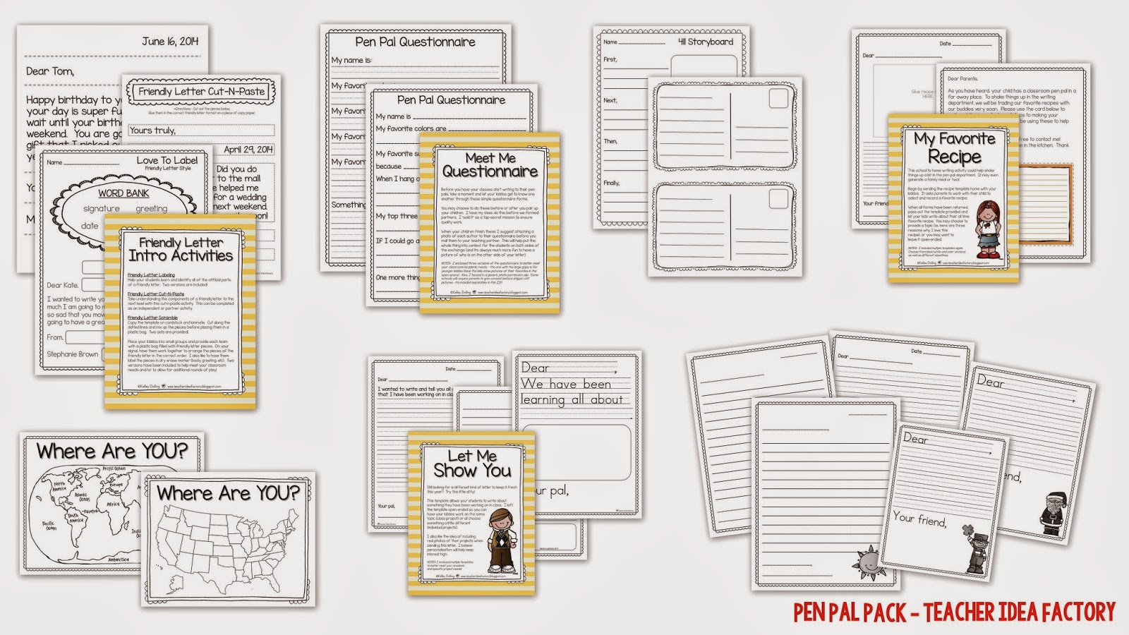 CLASSROOM PEN PALS - NOTES ON THE PAIR UP AND TIPS FOR THE YEAR ...