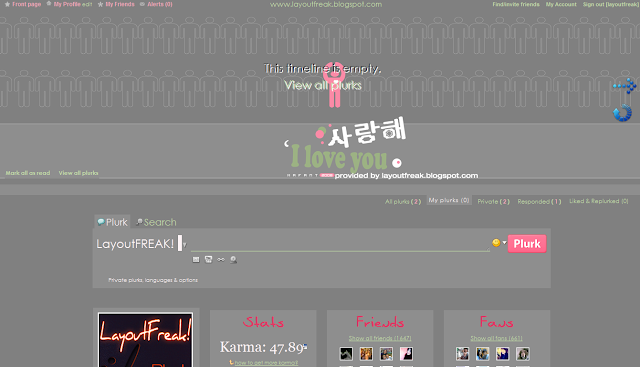 LayoutFREAK!: Korean Love Layout