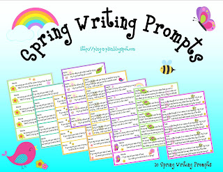 Simply Centers: Spring Writing Prompts!