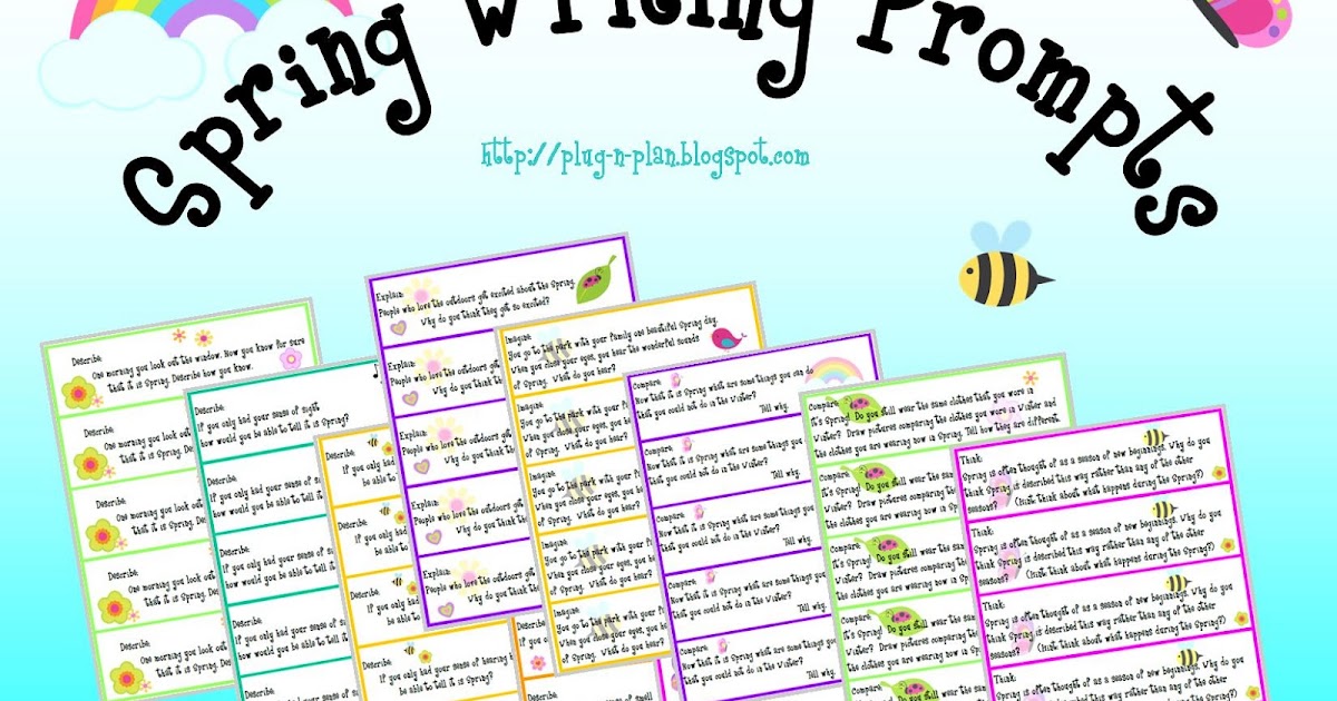 Simply Centers: Spring Writing Prompts!