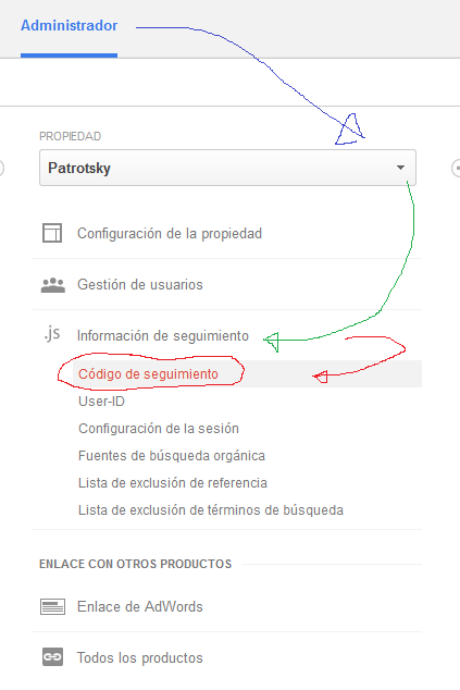 Cómo obtener el código de rastreo de google analytics - Pathros Cómo obtener el código de rastreo de google analytics - Pathros