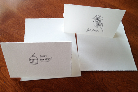 Hand drawn cards {Pinterest Challenge} | The Hansen Family