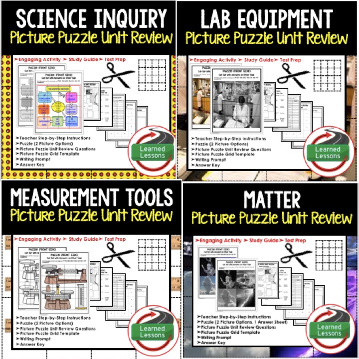 PHYSICAL SCIENCE PICTURE PUZZLES: PHYSICAL SCIENCE Test Prep, PHYSICAL ...