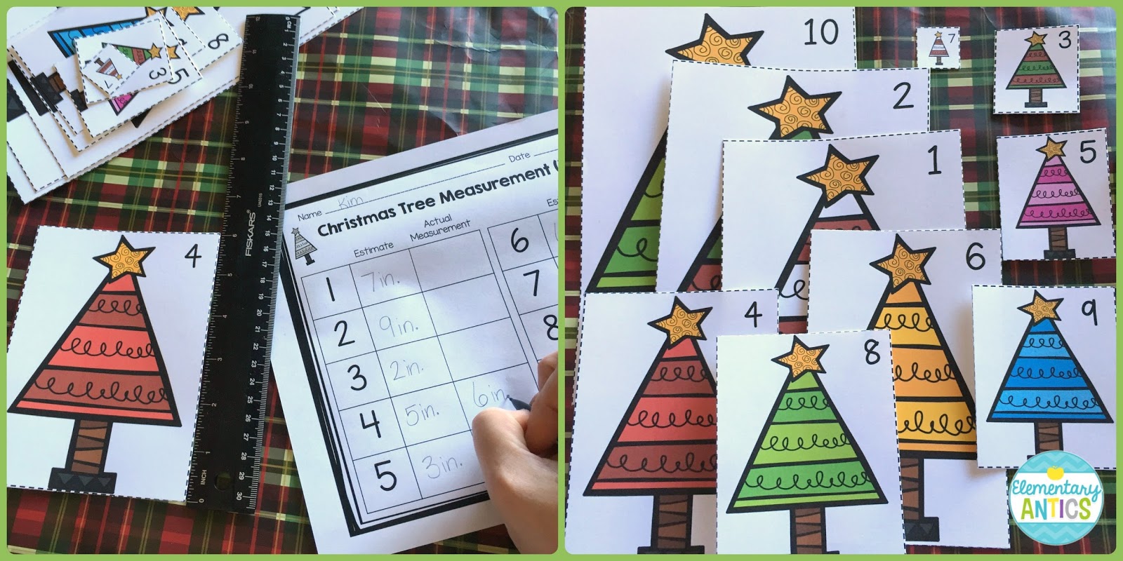 Counting Down 'Til the Big Day: Holiday Themed Math- Merry Measurement ...