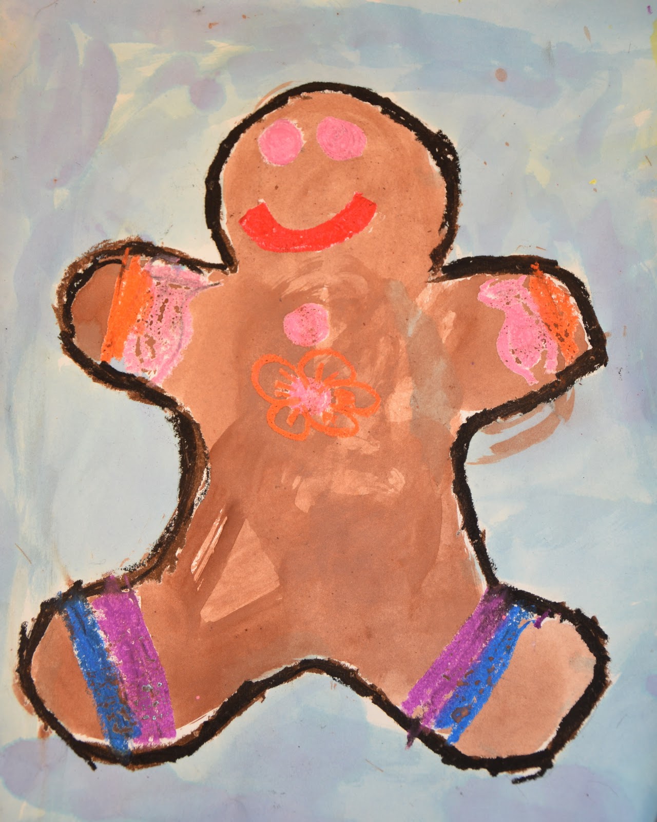 A Place Called Kindergarten: Framable Gingerbread Art