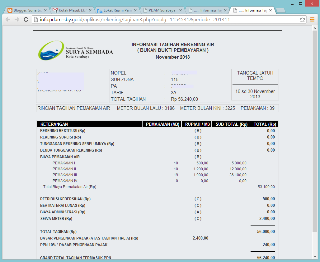Tagihan Pdam - Perumperindo.co.id