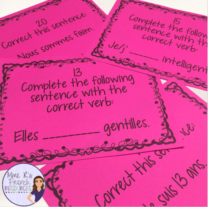 French vocabulary games students love - Mme R's French Resources