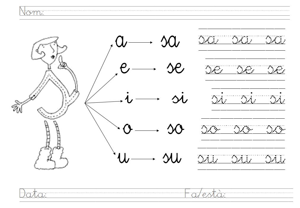 Fichas lectoescritura s - Imagui