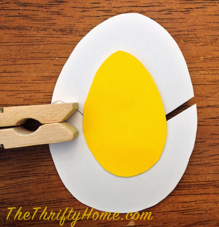 *The Thrifty Home: Hatching Easter Egg Clothespin Craft