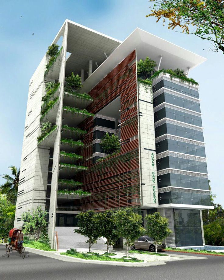 edificios verdes | Arquitectura, Edificios modernos, Fachada arquitectura