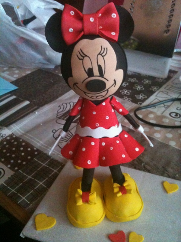 Cómo hacer fofucha Minnie - Imagui