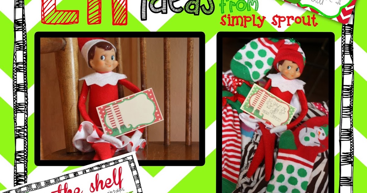 A Little Elf will soon be arriving to a shelf near you! - Simply Sprout