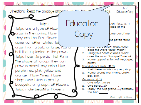 Nonfiction Texts Targeting Multiple Goals-Spring Summer Edition {with a ...