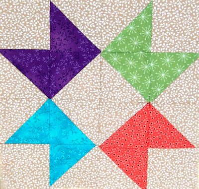 Tutoriales de Patchwork: BLOQUE DE ESTRELLA FÁCIL