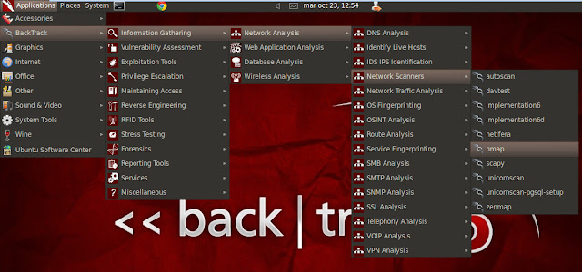 Backtrack Nmap "Network Mapper" ~ Tutoriales Hacking