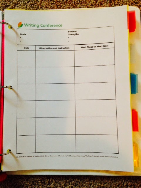Setting up my Conference Binders - For the Love of Teaching